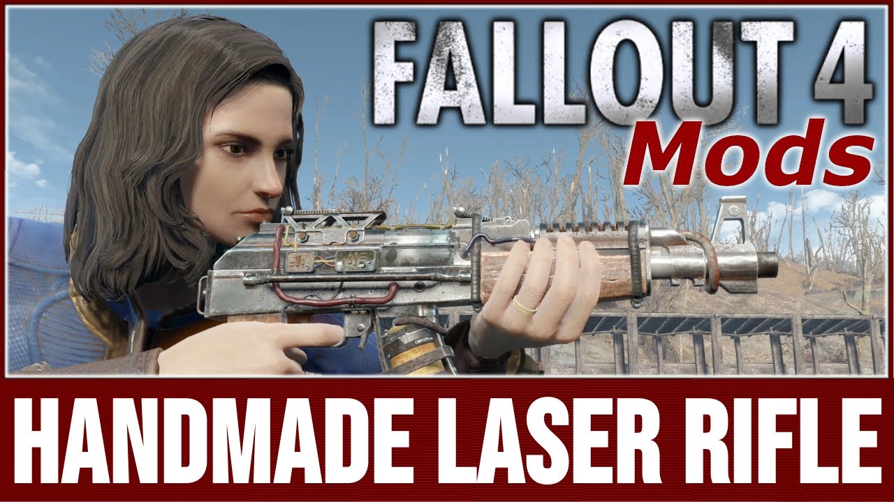 Fallout 4 Mods - Handmade Laser Rifle - YouTube