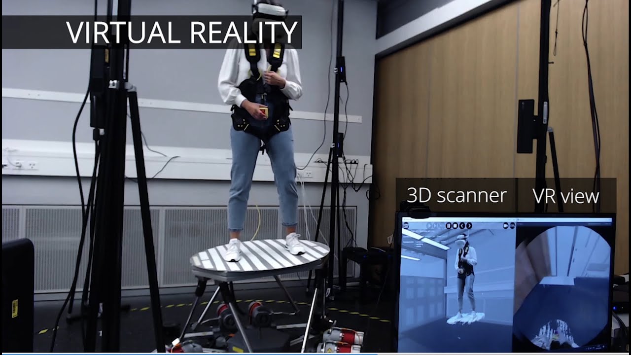 VR Kinect body-scanner with Sonceboz hexapod and ExVR - YouTube