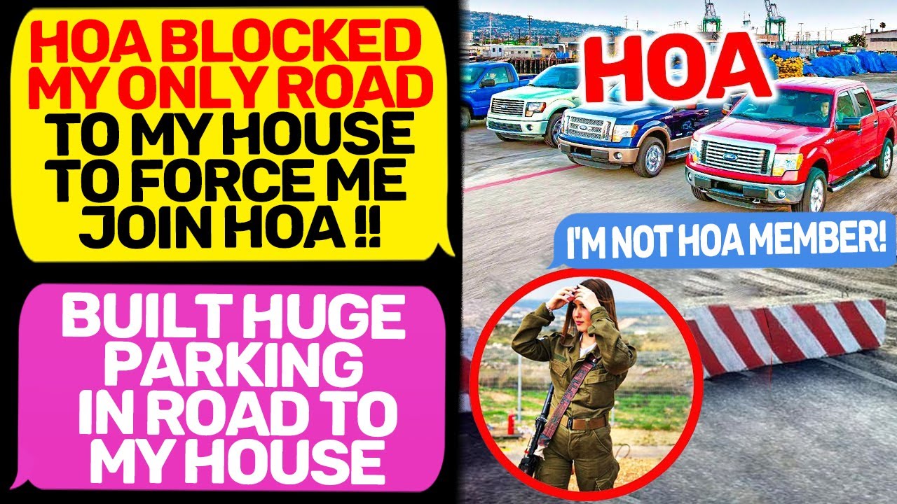 HOA BLOCKS MY ONLY ROAD TO MY LAND! I'm not an Member! I Am the Owner ...