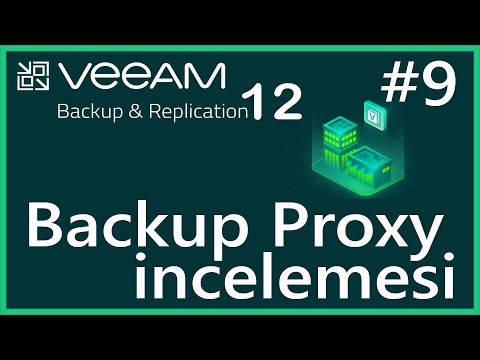Backup Proxy Kullanımı ve İncelenmesi | Veeam Backup & Replication 12 | Ders 9