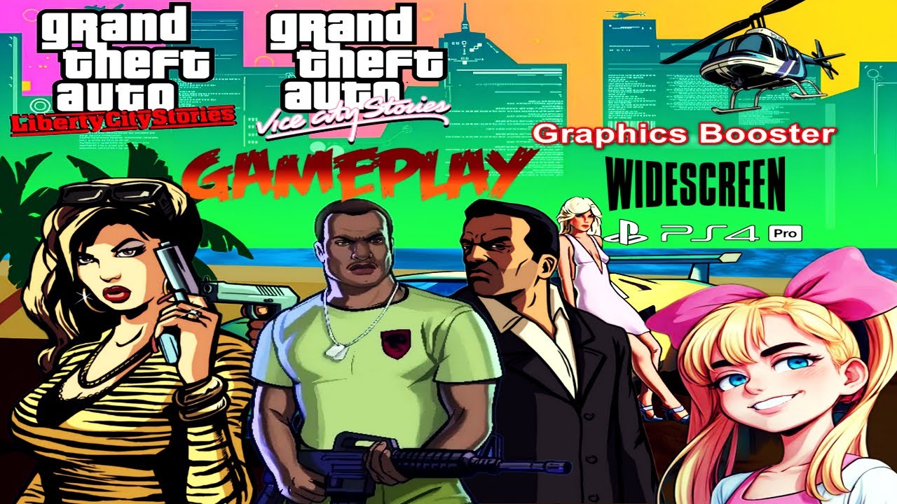 Grand Theft Auto Liberty/Vice City Stories|Widescreen|1 Hour of Classic ...