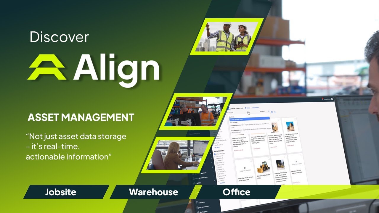 AlignOps Asset Management Overview - Track and Manage Your Construction Assets Across All Job ...