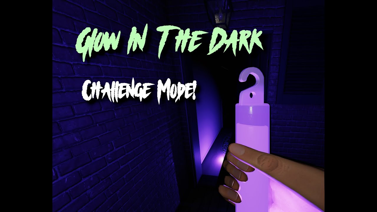 Glow in the Dark Challenge Mode! Phasmophobia - YouTube
