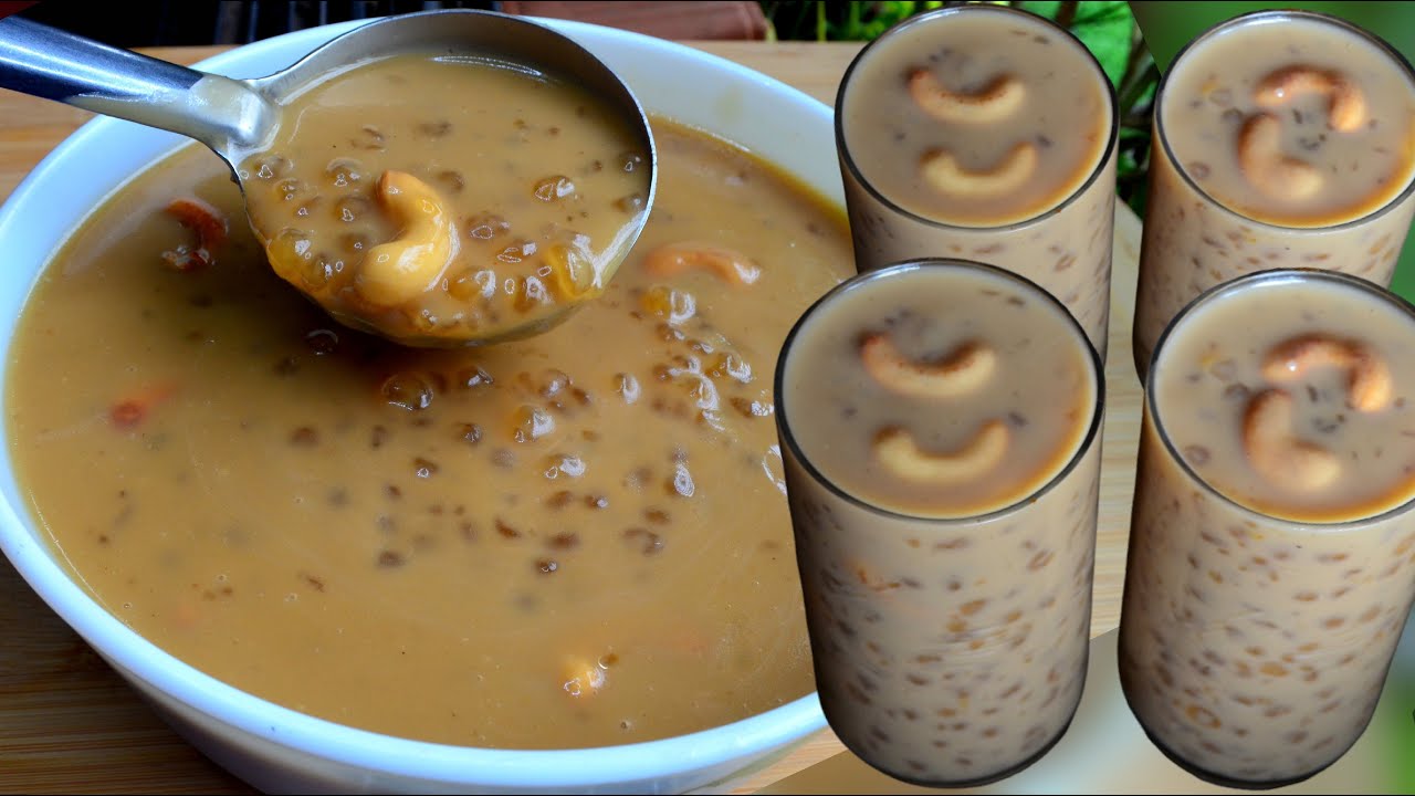 ചൗവരി പായസം | Sago Payasam Using Jaggery Recipe - Chowari Payasam ...