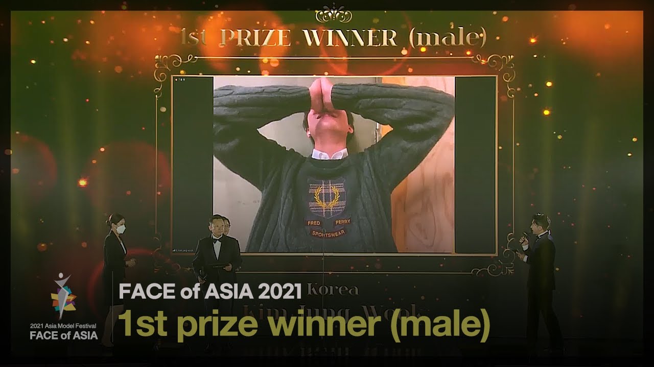 [2021 FACE of ASIA👑]1st prize winner_male - YouTube