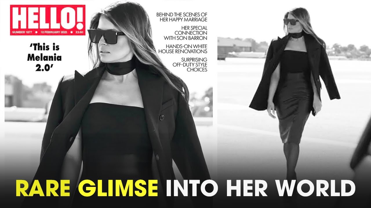 FLOTUS Melania Trump Stuns On HELLO! Magazine Cover, Inside Her ...