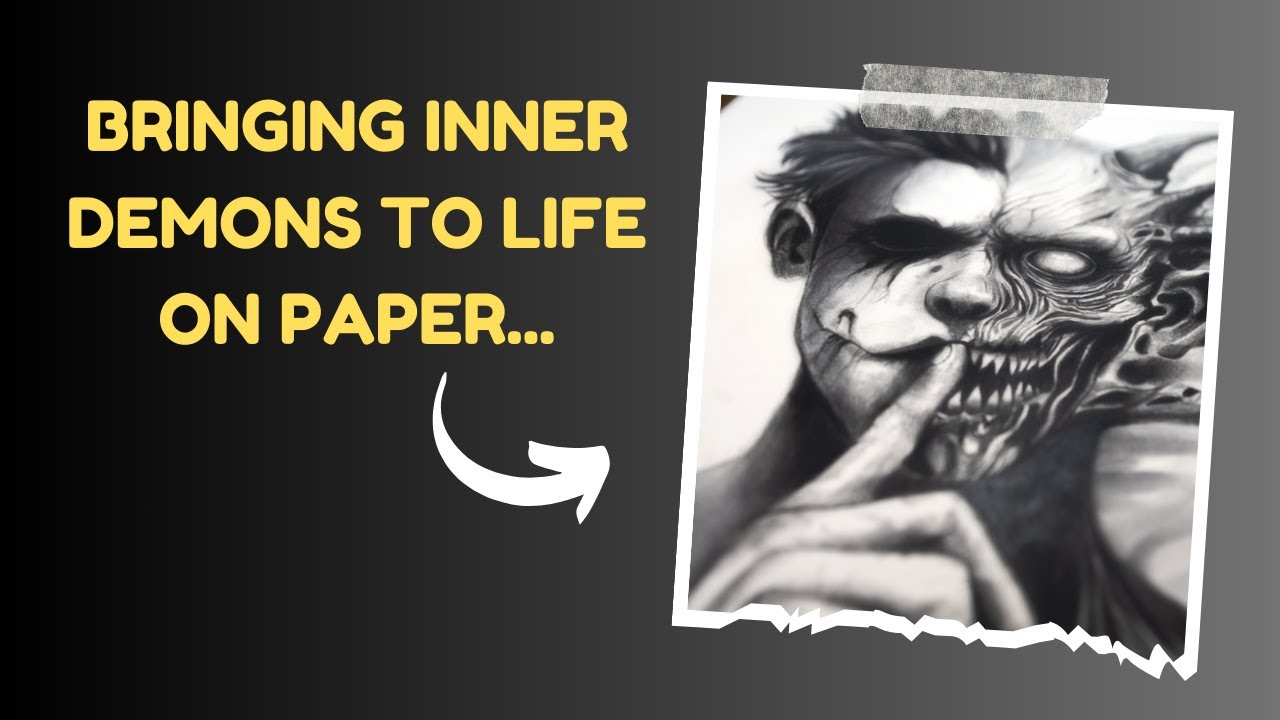 We All Have Demons – Graphite Drawing That Hits Deep - YouTube