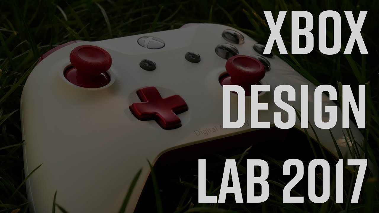 Xbox Design Lab 2017 - Custom Xbox One Controller Creation and Unboxing ...