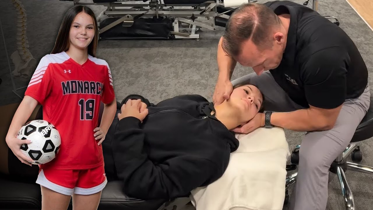 *ASMR* Chiropractic Adjustment for Soccer Player │ Low Back Pain ...