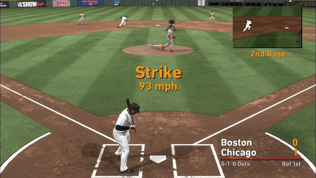 MLB legends 80-90s. SF. BOS vs CWS, game is 2 innings (MLB the Show 24, cpu vs cpu) - YouTube
