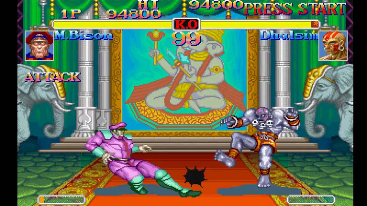 PSX Super Street Fighter 2 Turbo M.Bison - YouTube