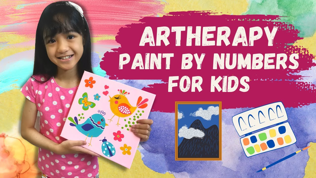 Artherapy Paint by Numbers for Kids - YouTube