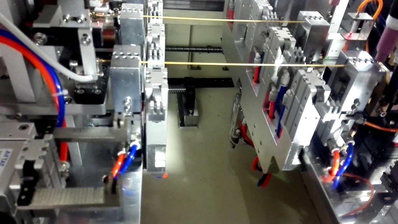 AM151 Automatic brazing machine - YouTube