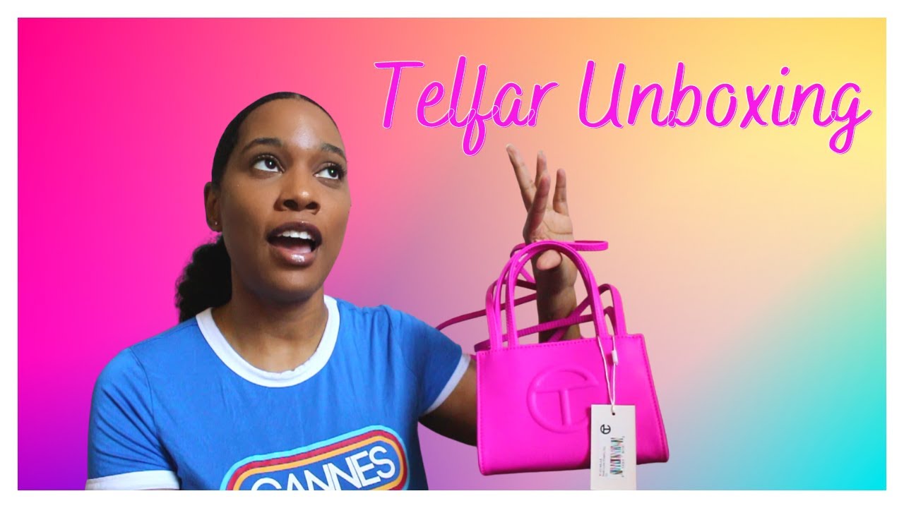 Telfar Small Shopping Bag Unboxing|Azalea is that girl! - YouTube