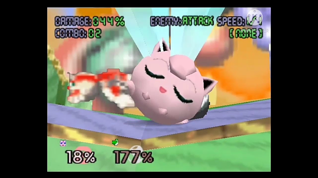 Super Smash Bros. ( Nintendo 64 ) - [ Training Mode ] - Jigglypuff ...