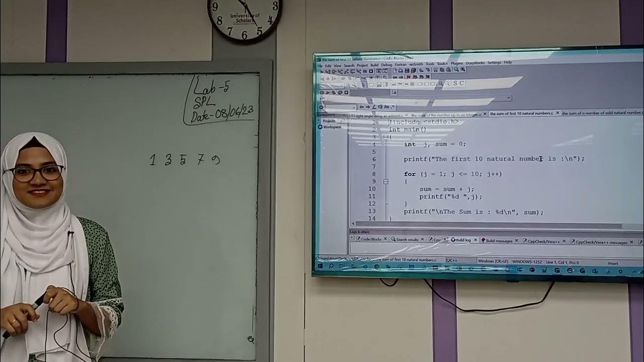 Structured Programming Language|Lab-5|Section - A|CSE|Ayesha Siddiqua|University of Scholars ...