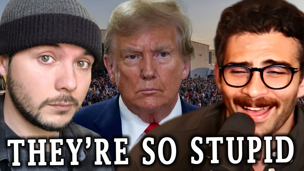 Trump & Tim Pool On "Fake Crowd" In Kamala'S Rally | Hasanabi reacts ...