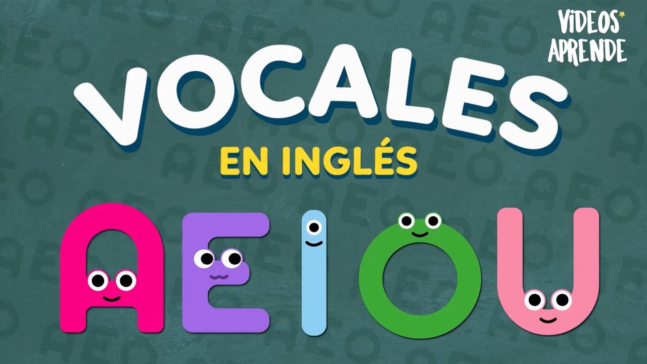 Vocales En Ingles Para Ninos Abecedario En Inglés Para Niños Para