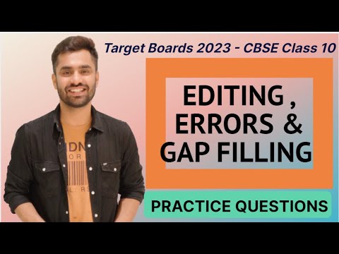 Editing Errors and Gap Filling - Practice Questions - YouTube