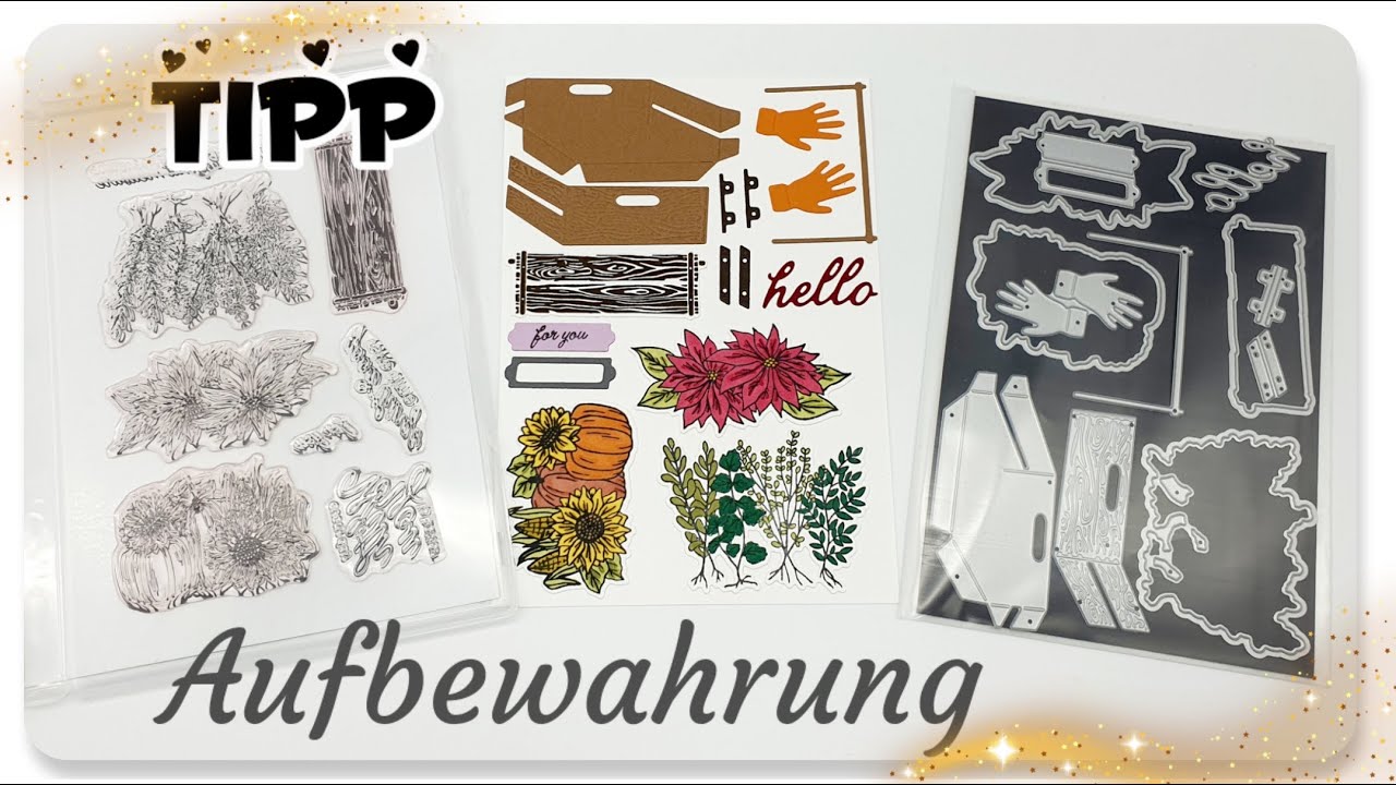 Tipp: Aufbewahrung Stempel und Stanzformen │Stampin' Up! - YouTube