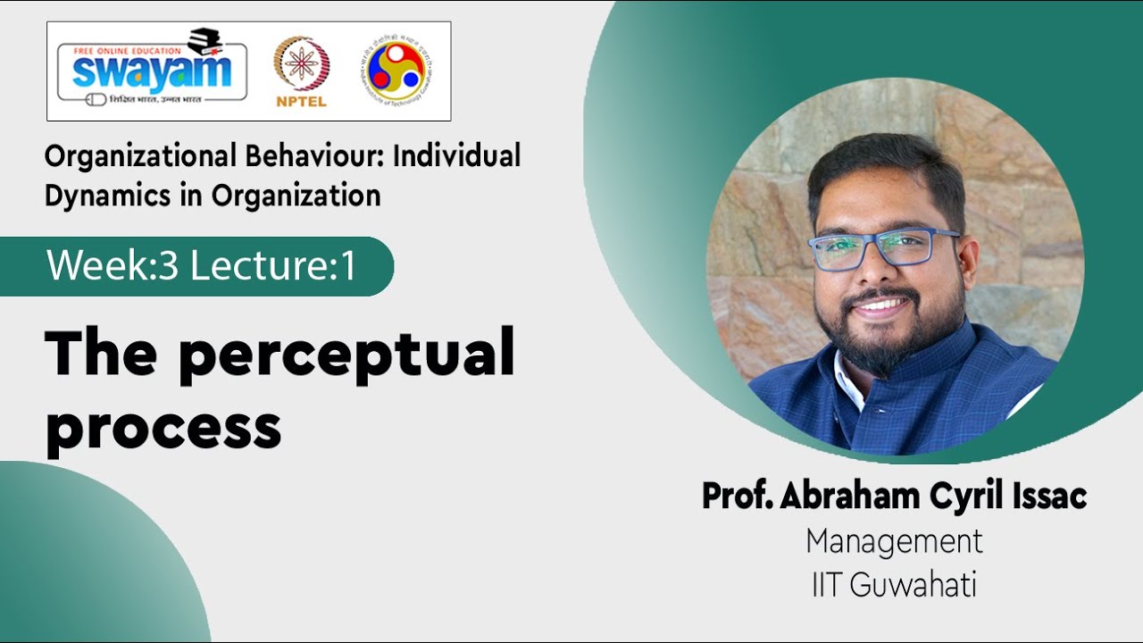 Lec 11: The perceptual process - YouTube