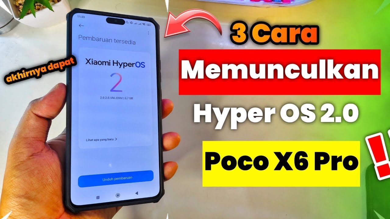 3 Cara Memunculkan Xiaomi Hyper OS 2.0 Di Poco X6 Pro | Mudah Dan Tanpa ...