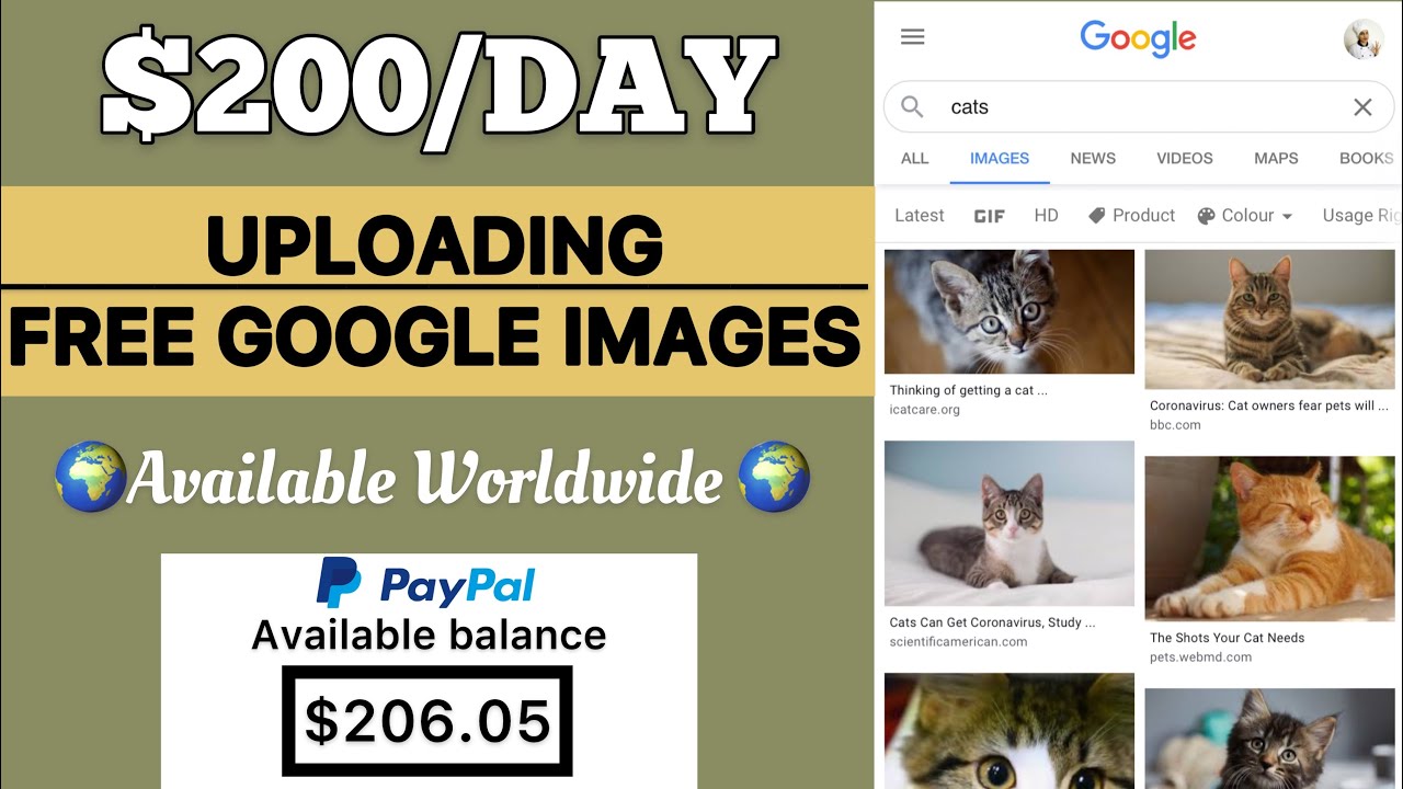 Make $200 Per Day Uploading FREE GOOGLE IMAGES | How To Make Money ...