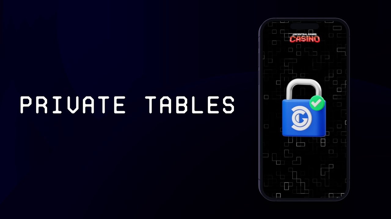 Private Tables Now Live: Host Poker Games and Earn Rake | Decentral ...
