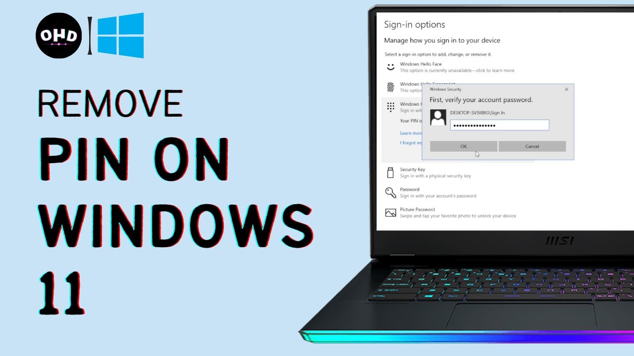 How To Easily Remove Pin On Windows 11 (2023) - YouTube