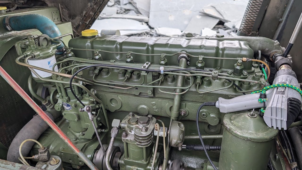 Perkins 6.354 1970 model, 54 year old, rebuild. - YouTube