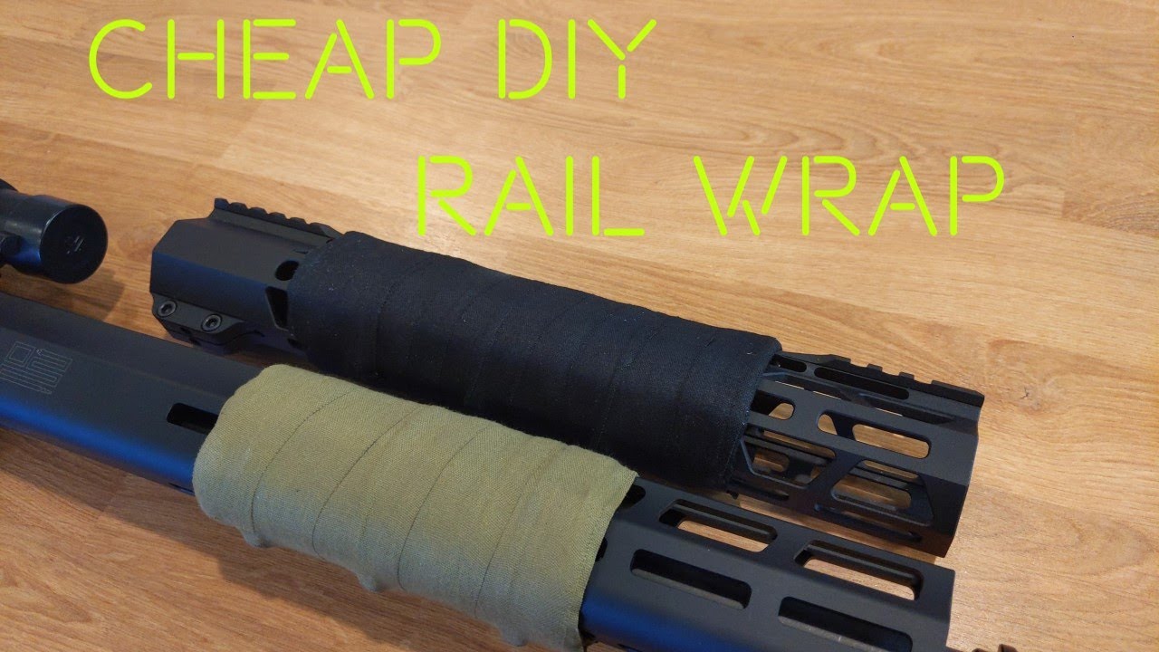 Cheap DIY Rail Wrap - YouTube