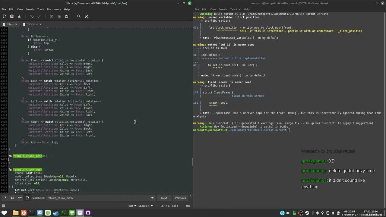 Build Sprint rewrite in Godot + Rust (Stream 14) - YouTube