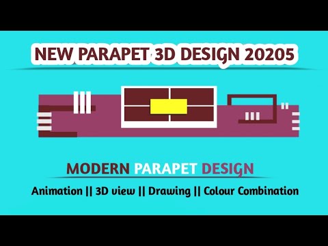 Modern Parapet Design || Simple Parapet Design without Grill || Part ...