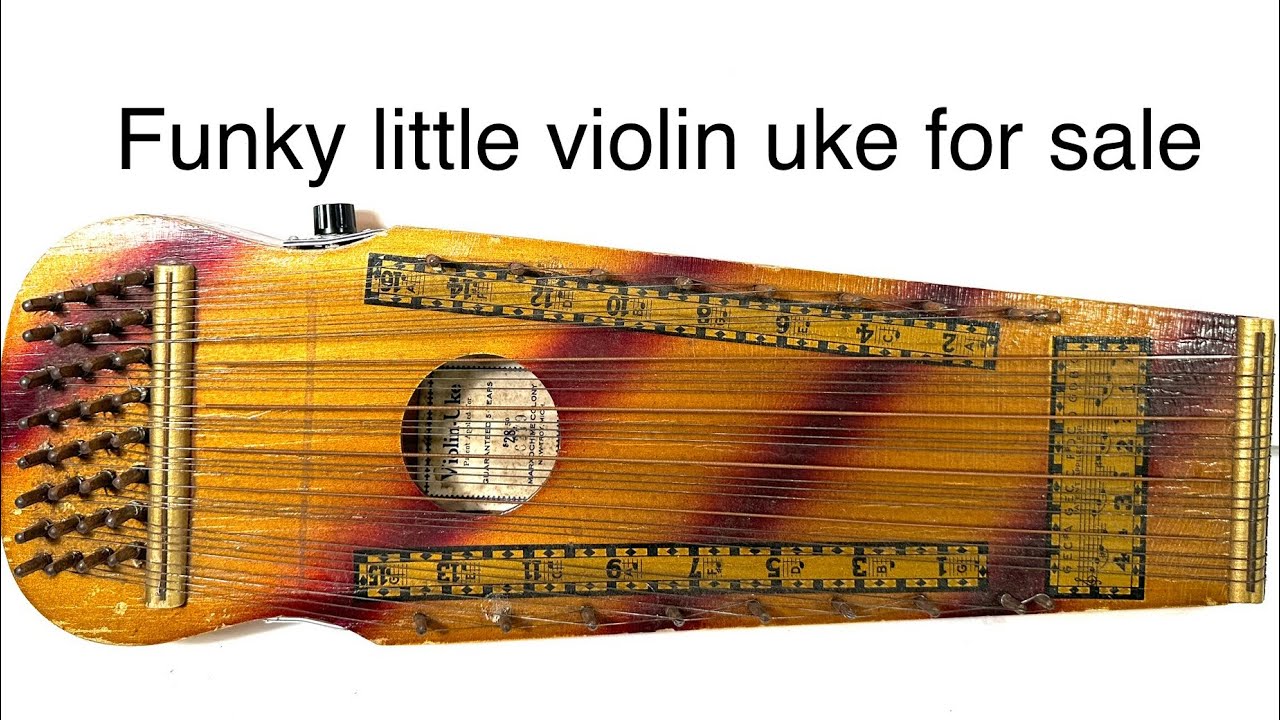 Funky old violin uke for sale at www.awesomesauceguitars.com - YouTube