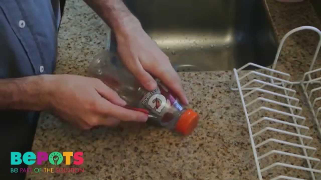 Como separar tus reciclables: botella de plástico de Gatorade - YouTube