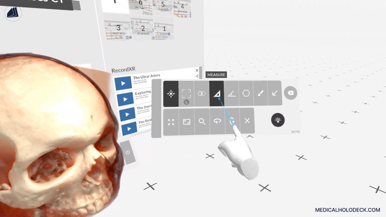 The Medicalholodeck User Interface: Navigating the Apps in VR and AR - YouTube