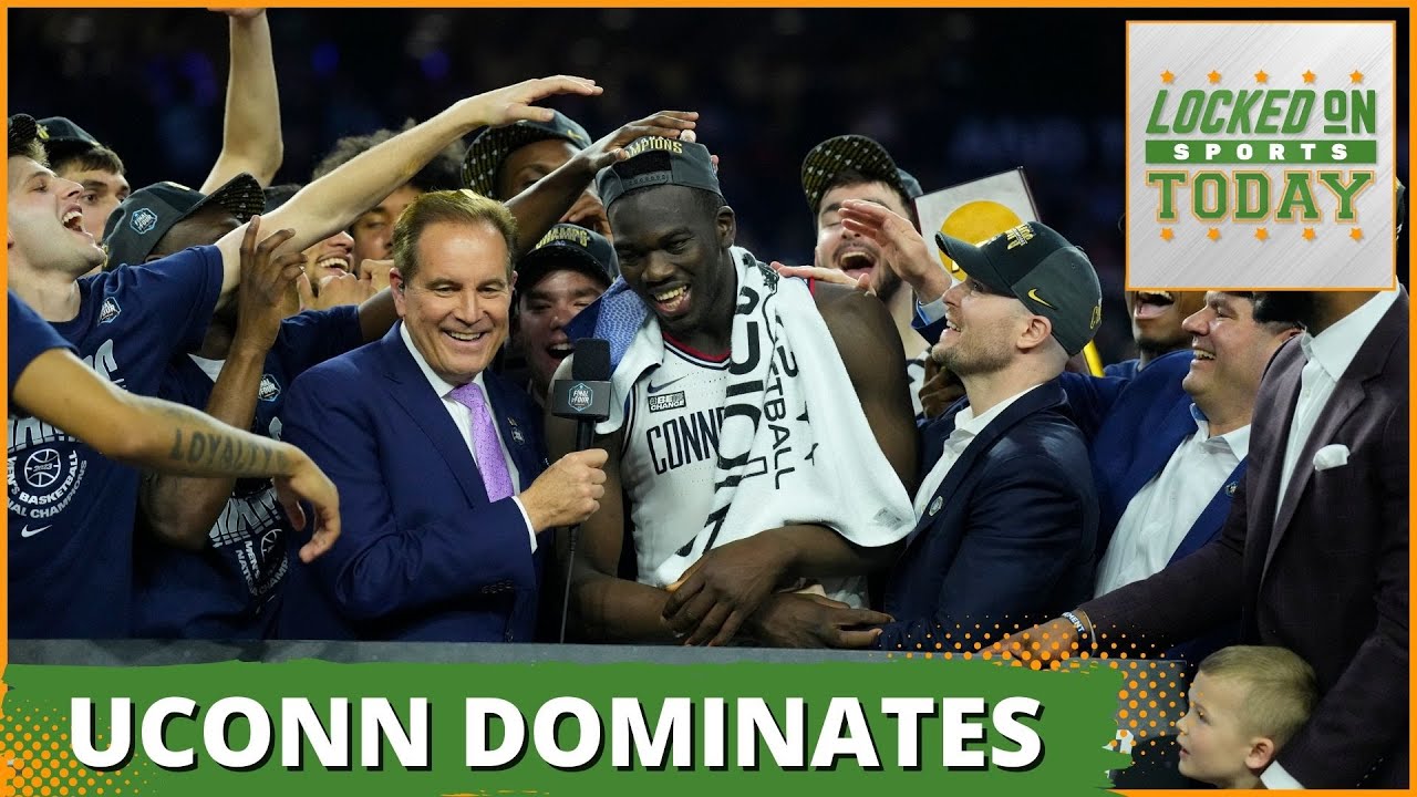 UConn dominates NCAA Tournament for 5th National Championship. Giannis ...
