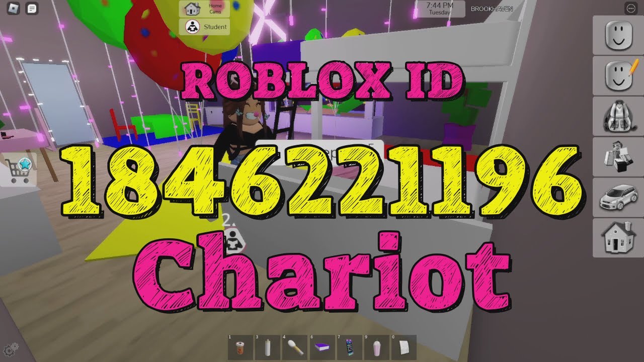 CHARIOT Roblox Song Codes - YouTube