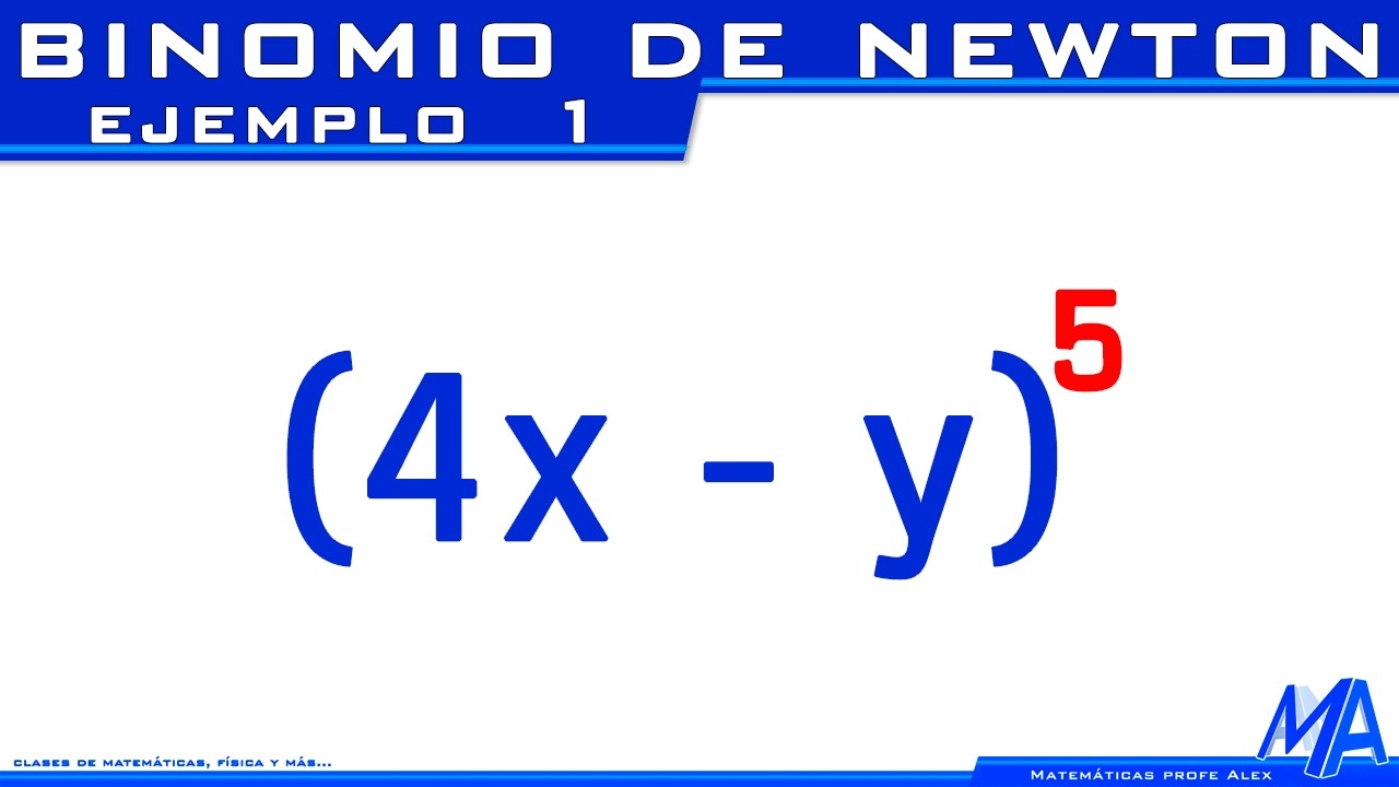 Binomio de Newton | Ejemplo 1 - YouTube