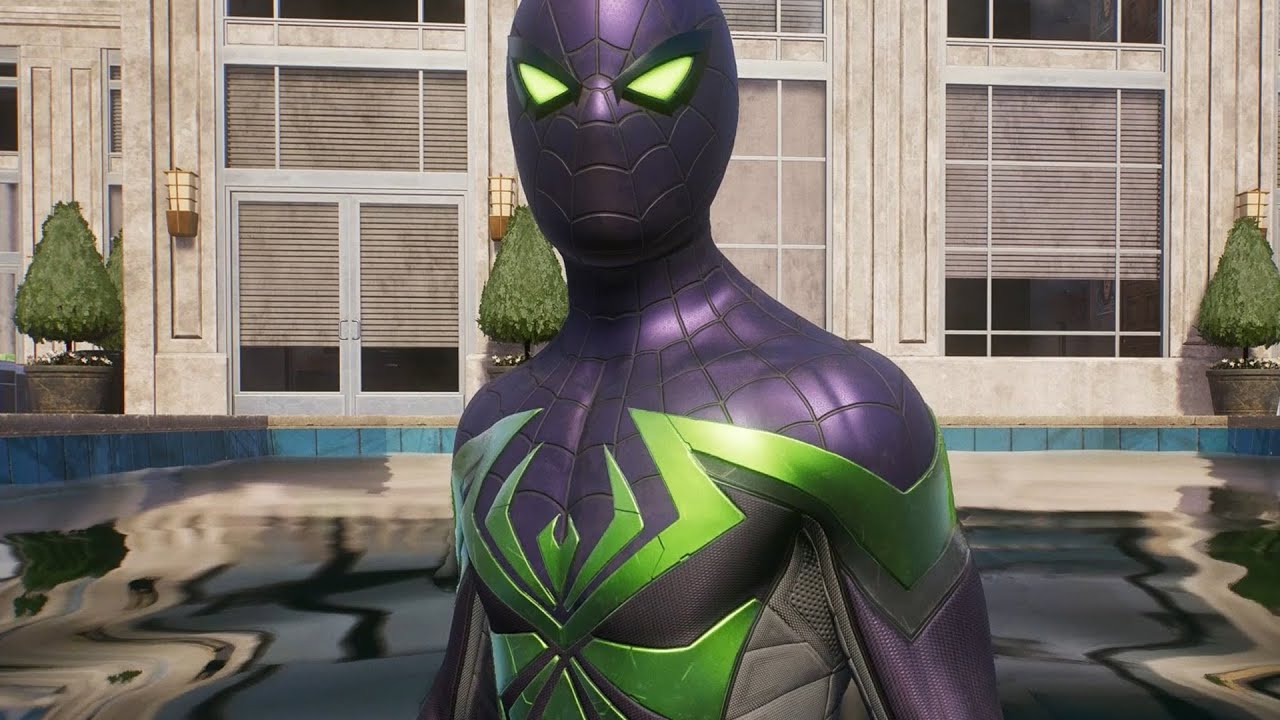 Marvel Spider-Man 2 Miles Suits - Prowler (Purple Reign) Suit - YouTube
