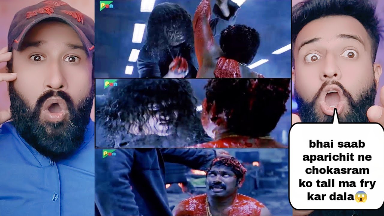 Aparichit Movie | Aparichit Train Kitchen Contractor Oil Fry Scene ...