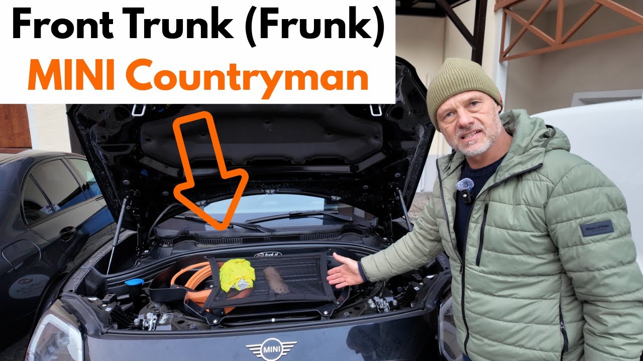 Front trunk (frunk) in the MINI Countryman!!! Product presentation by ...