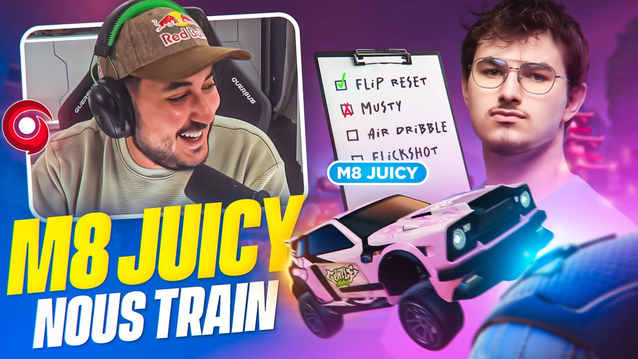 ON S'ENTRAINE POUR LE TOURNOI ROCKET LEAGUE ! (ft. Juicy) - YouTube