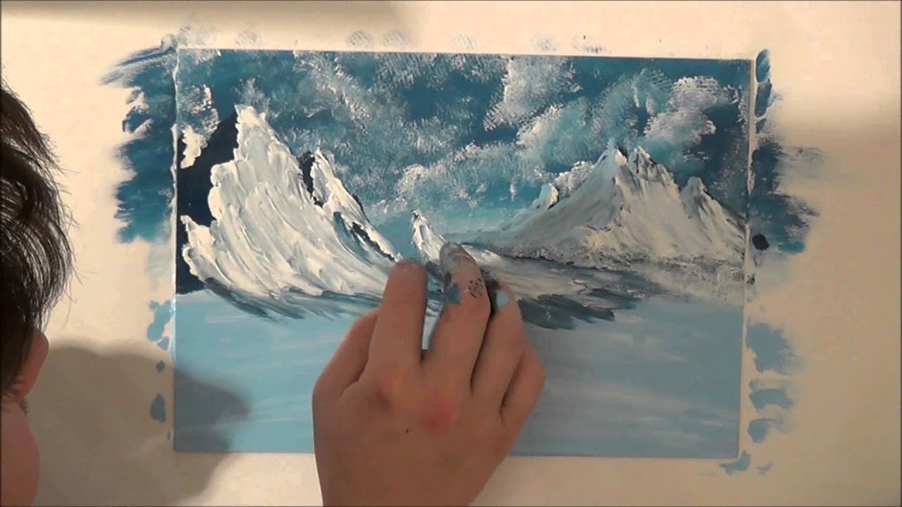 Paysage en Finger Painting - YouTube