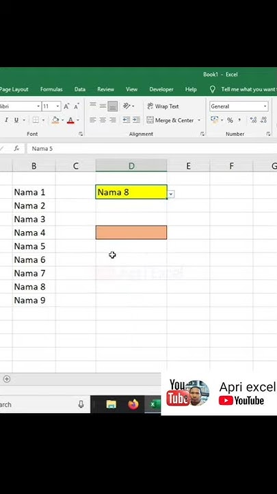 Buat Drop Down List Excel - YouTube