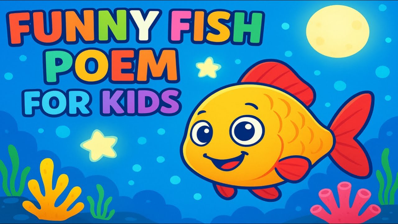 Little Golden Fish poem | Nursery Rhymes for Babies | Fish Song - YouTube