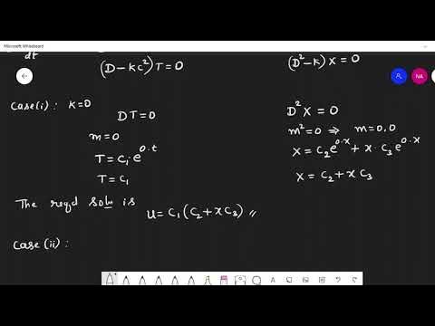 Applications of PDE: Various possible solutions of Heat Equation - YouTube