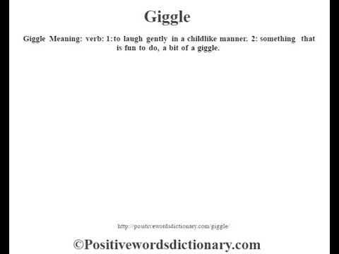 Giggle definition | Giggle meaning - YouTube