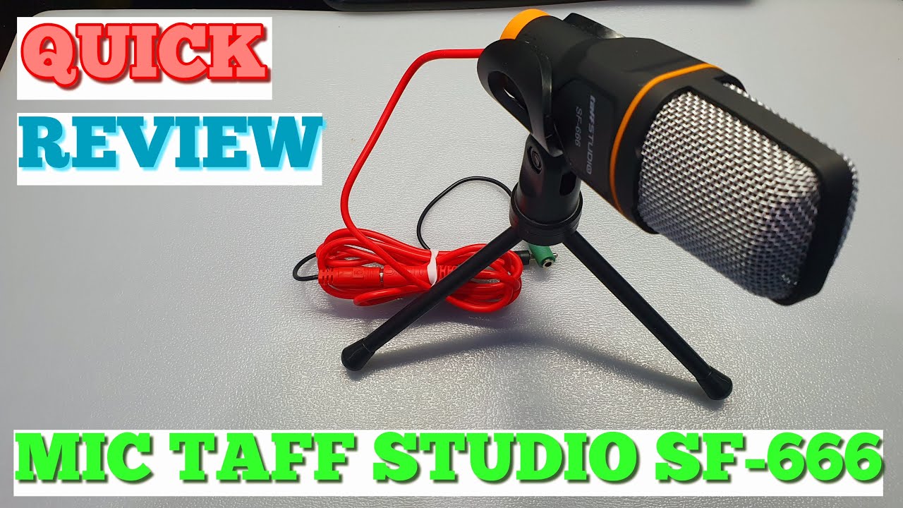 Quick Review Microphone Taff Studio SF-666 - YouTube