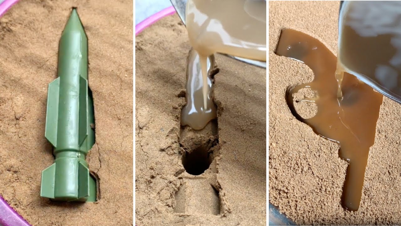 It's amazing, a rural guy uses paraffin wax to make rockets and guns # ...